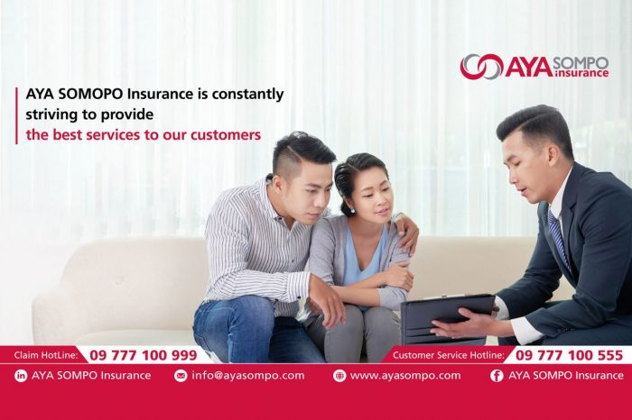 AYA SOMPO BRANCH ADDRESS AND INSURANCE SERVICE - AYA SOMPO Insurance